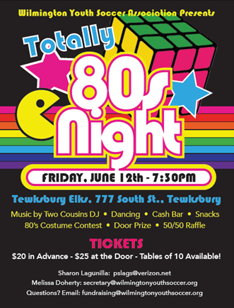 Wilmington Youth Soccer Announces ‘Totally 80’s Night’ Fundraiser On ...