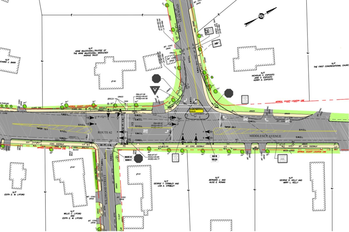 Intersection Project At Glen, Middlesex & Wildwood Near Completion ...