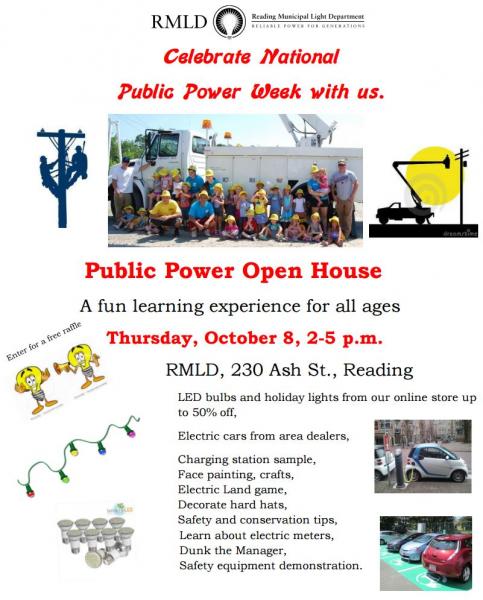 RMLD Celebrates National Public Power Week With Open House On October 8 ...