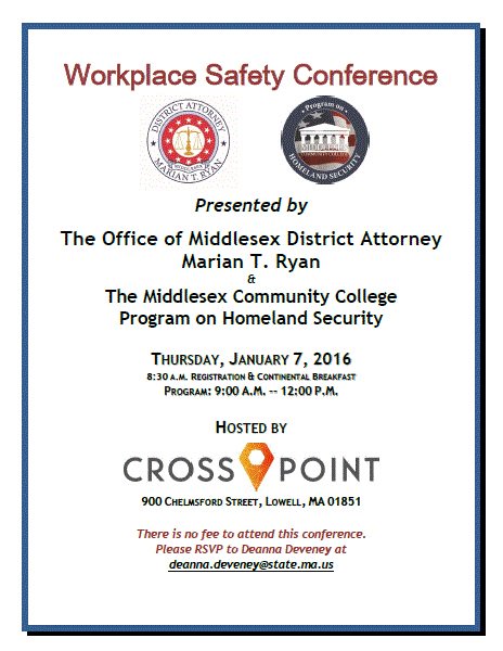 Wilmington Businesses Invited to Middlesex DA’s Workplace Safety ...