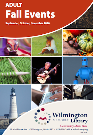 Wilmington Library Releases Fall Adult Event Brochure – Wilmington Apple