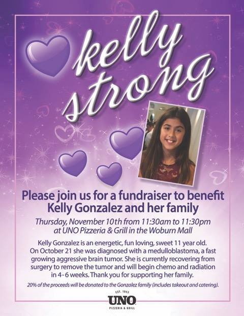 KELLY STRONG: Fundraiser For Wilmington 11 Year-Old After Brain Tumor ...