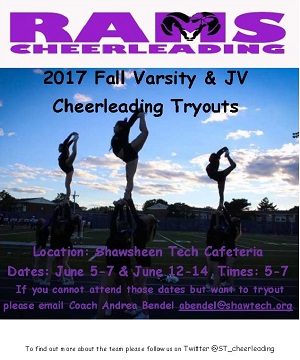 Shawsheen Tech Cheerleading Tryouts Announced – Wilmington Apple