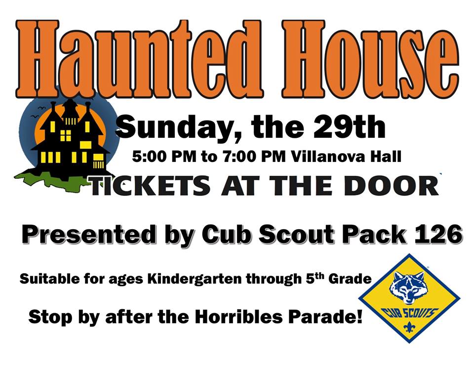 Cub Scout Pack 126 To Hold Haunted House In Wilmington On October 29 ...