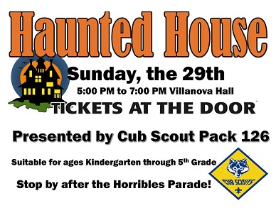 Cub Scout Pack 126 To Hold Haunted House In Wilmington On October 29 ...