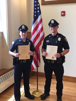 NEWS NEXT DOOR: 2 New Officers Join The Tewksbury Police Department ...