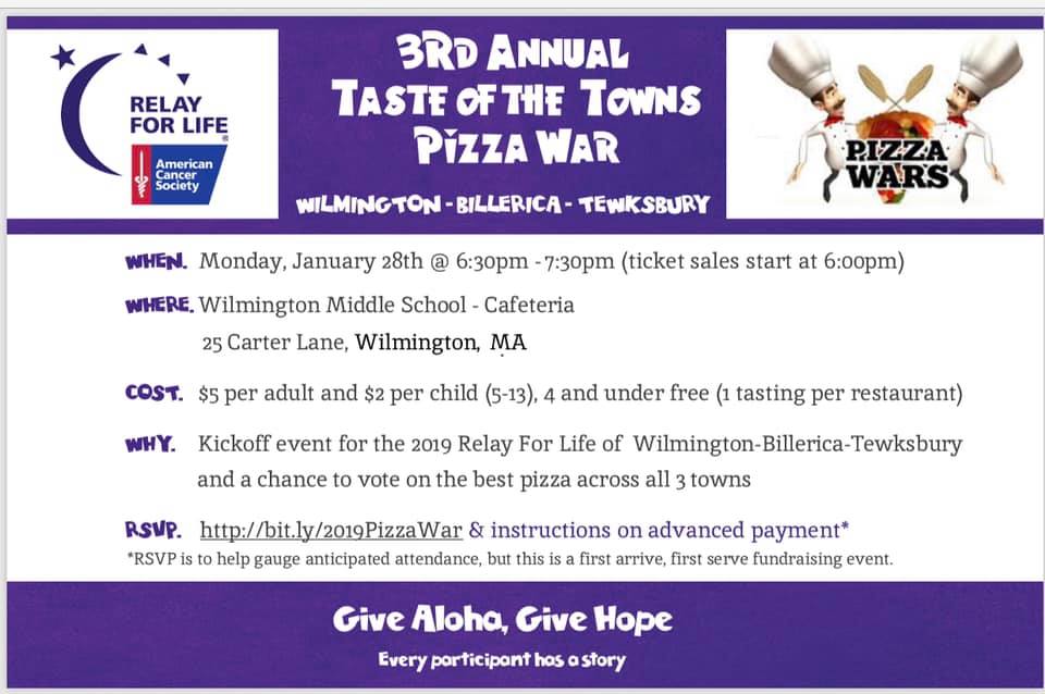 WHO HAS THE BEST PIZZA IN THE AREA? Pizza Wars Set For January 28 In ...