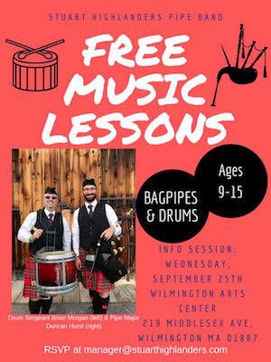 Free Bagpipe Lessons For Kids On Wednesday Nights At Wilmington Arts ...