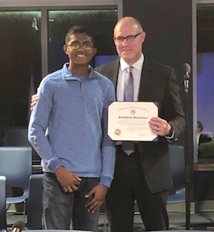 SCHOOL COMMITTEE NEWS: WHS Senior Suketh Sivakumar Receives ...