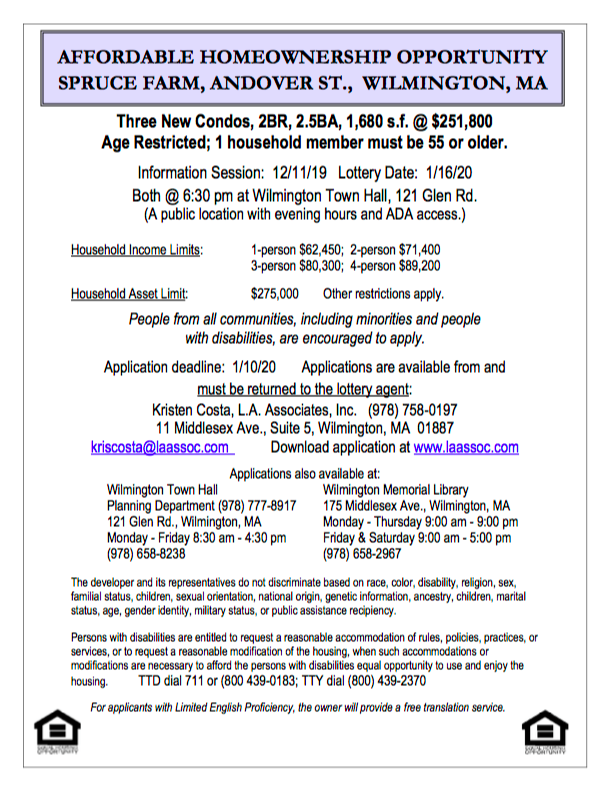 Three Affordable Housing Opportunities (55 And Over) Announced In ...