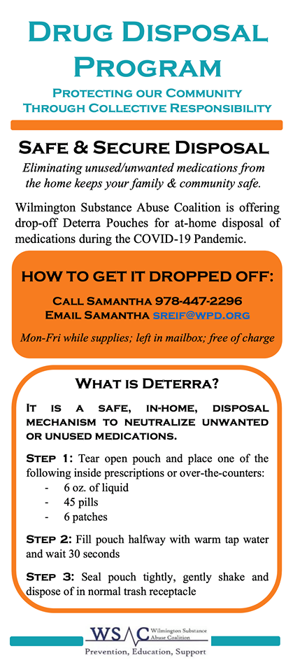 Need To Dispose Of Medications? Wilmington Substance Abuse Coalition ...
