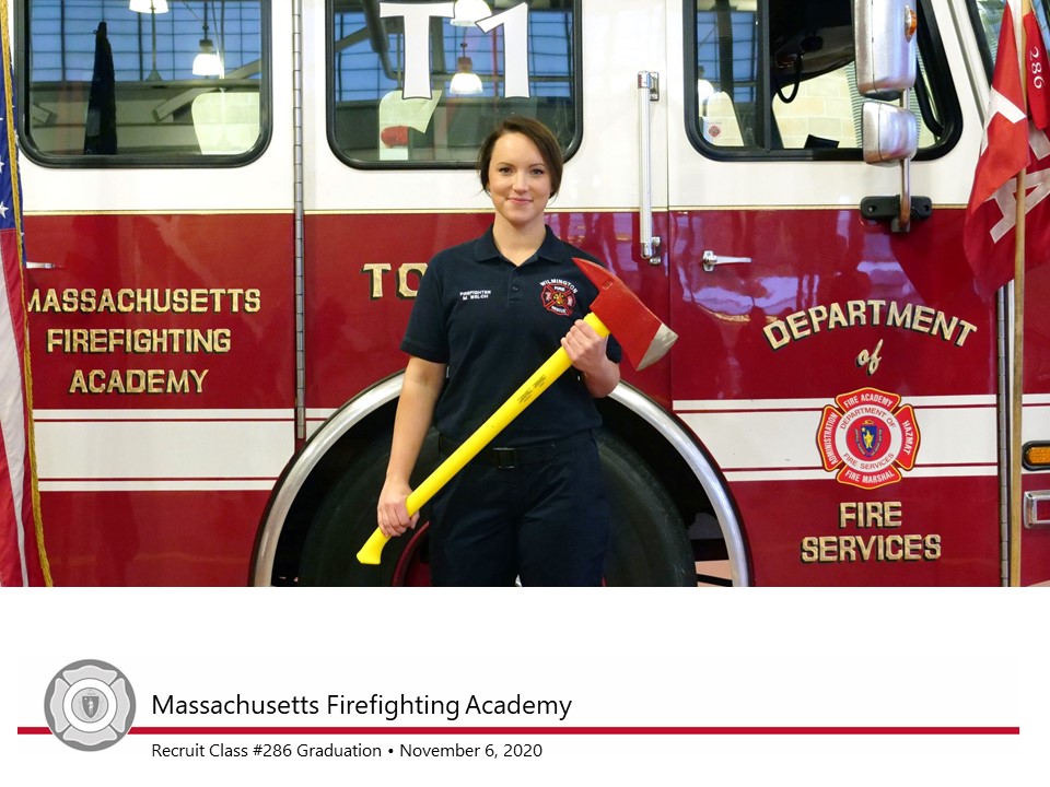 Wilmington Firefighter Meredith Welch Graduates From State Fire Academy ...