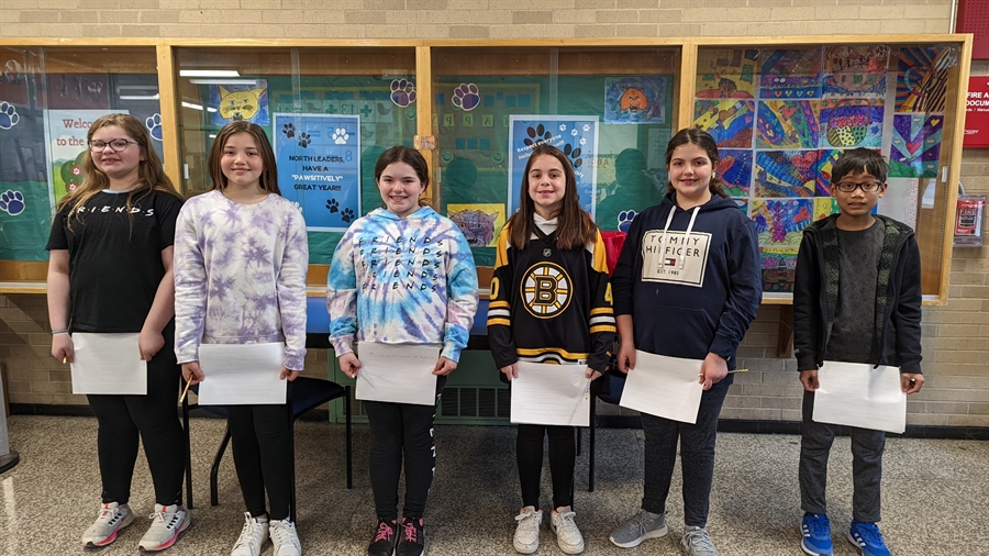 North Intermediate School Announces March Students Of The Month ...