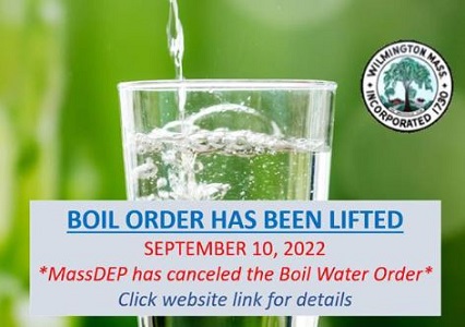 BOIL WATER ORDER LASTS LESS THAN 48 HOURS: MassDEP Lifts Order, Regular ...