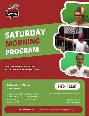 WCTV NEWS & NOTES: Registration Open For WCTV’s Youth Saturday Morning ...