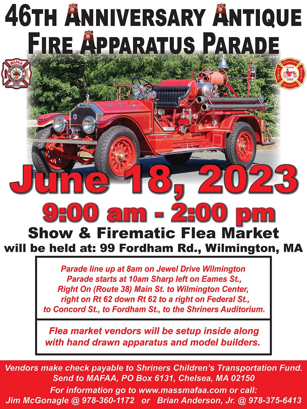 Antique Fire Truck Parade & Show Returns To Wilmington On June 18 ...
