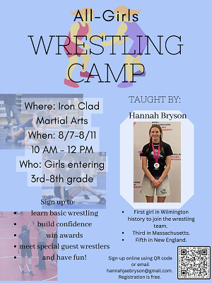 Wilmington Girls Invited To FREE All-Girls Wrestling Camp Taught By WHS ...