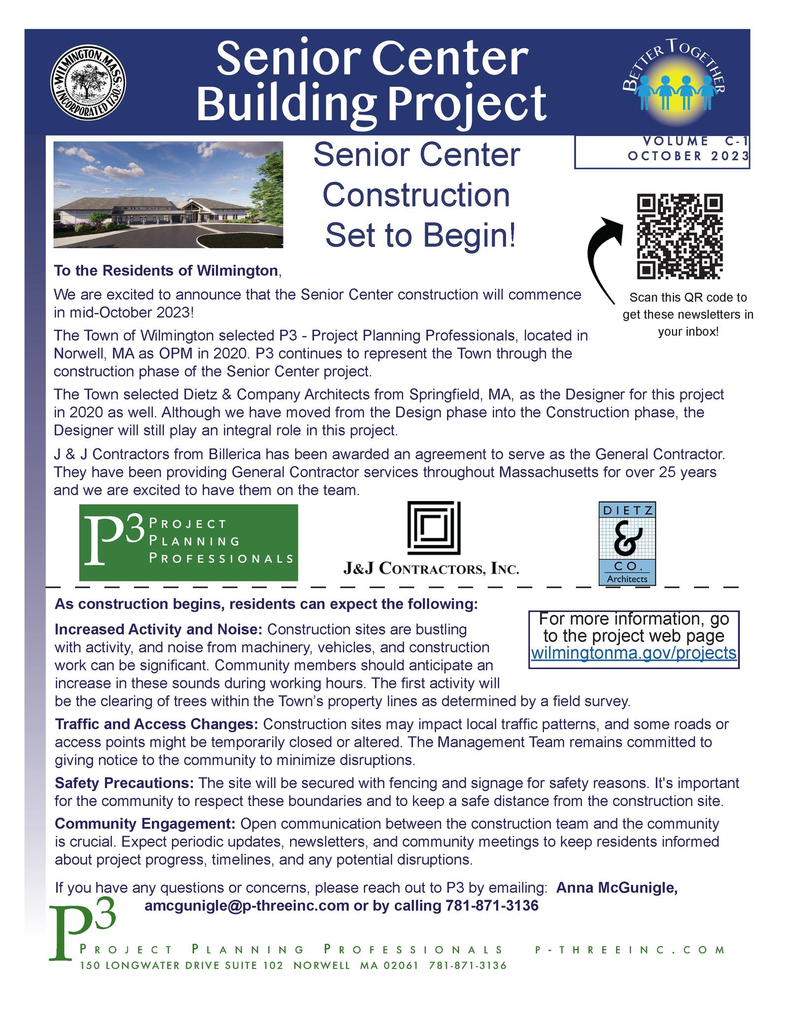 NEW SENIOR CENTER: Read The Latest Newsletter For The Senior Center ...