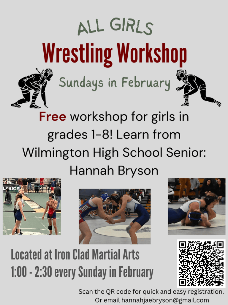 Wilmington Girls (Grades 1-8) Invited To Free Wrestling Workshops ...