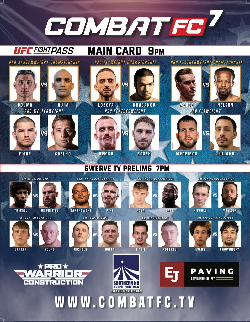 TONIGHT AT THE SHRINERS: Mixed Martial Arts Promotion Combat FC TO Run ...