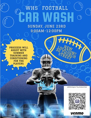 Car Wash To Benefit WHS Football Set For June 23 – Wilmington Apple