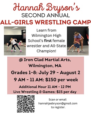 WHS Wrestling State Champion Hannah Bryson To Hold All-Girls Wrestling ...