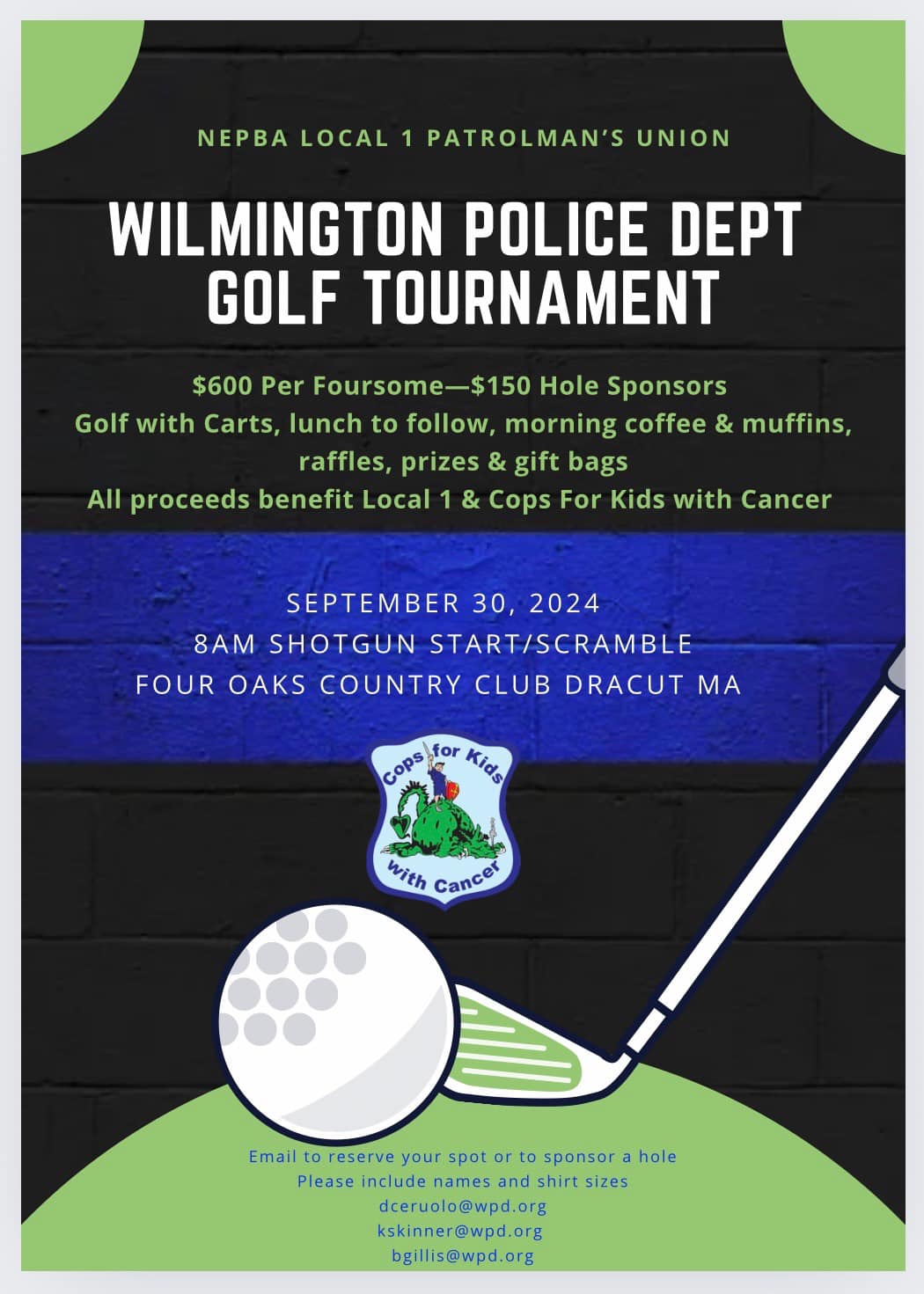 Wilmington Police Department To Host 1st Annual Golf Tournament On ...