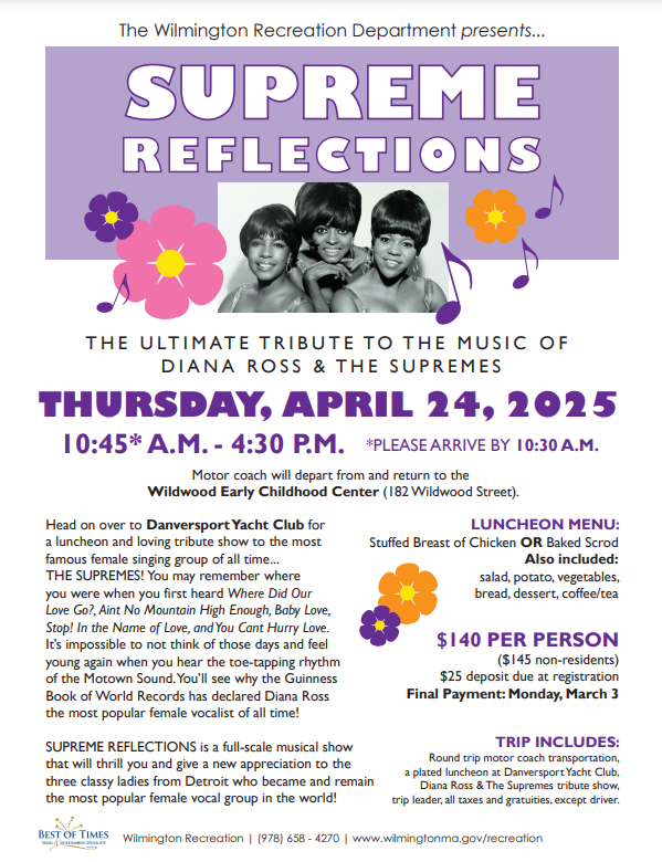 Wilmington Recreation Department To Offer Day Trip To Supreme ...