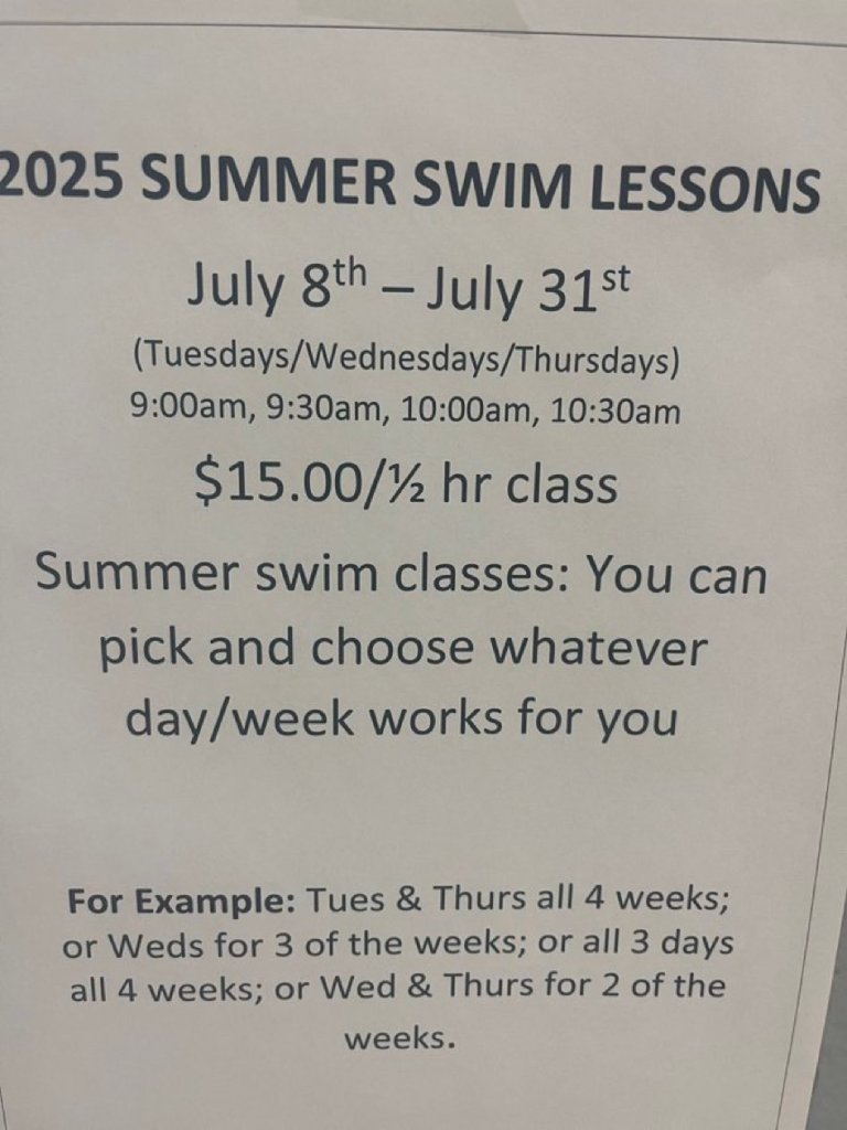 Shawsheen Tech Announces Summer Swimming Lessons – Wilmington Apple