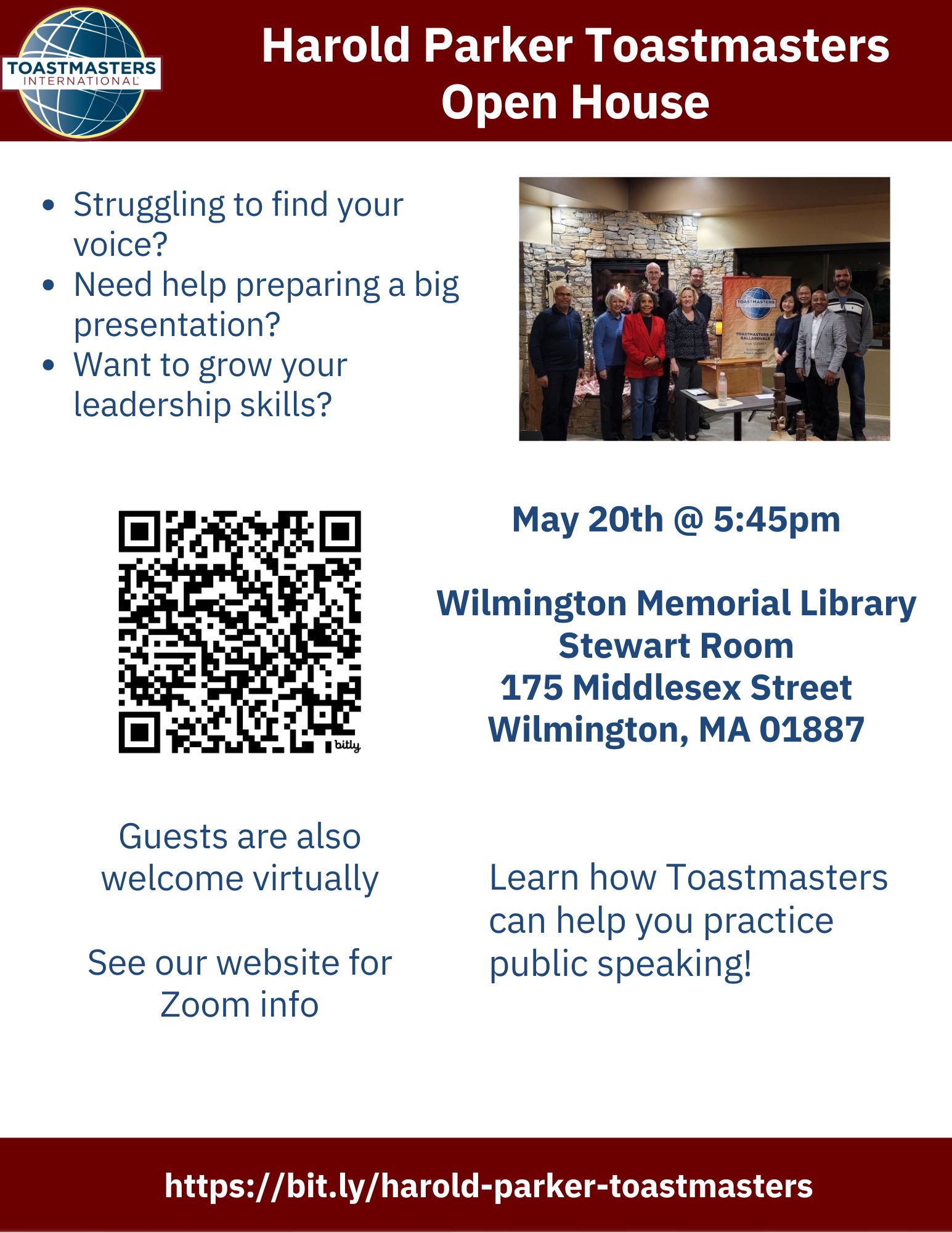 Local Toastmasters Club To Hold Open House At Wilmington Library On May ...