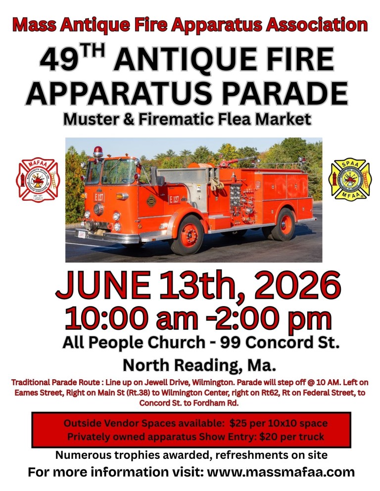 Antique Fire Truck Parade To Travel Through Wilmington On June 13 ...